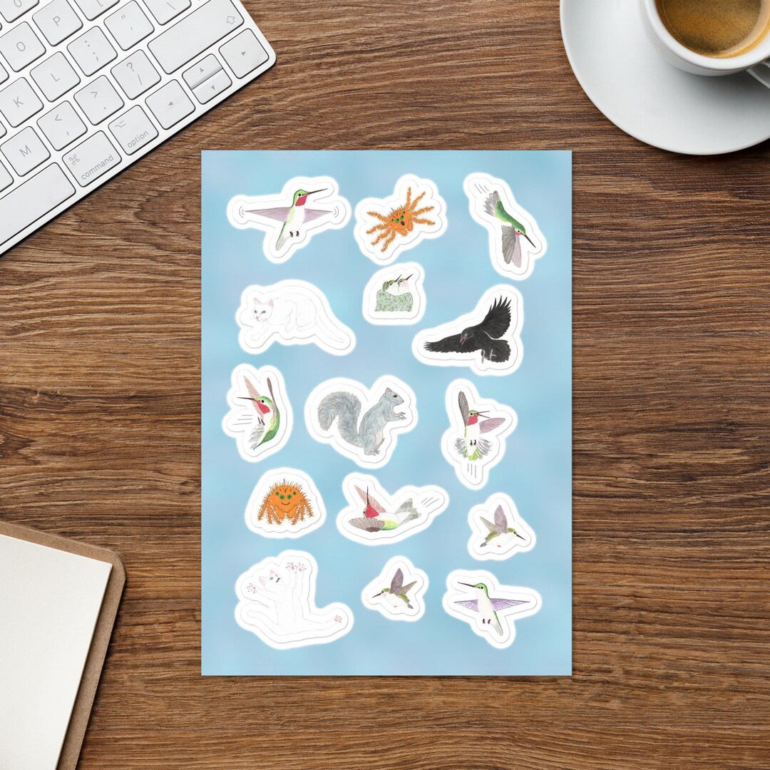 Baby Hummer Grows up Collection Sticker Sheet - Cute Sticker Sheet ...
