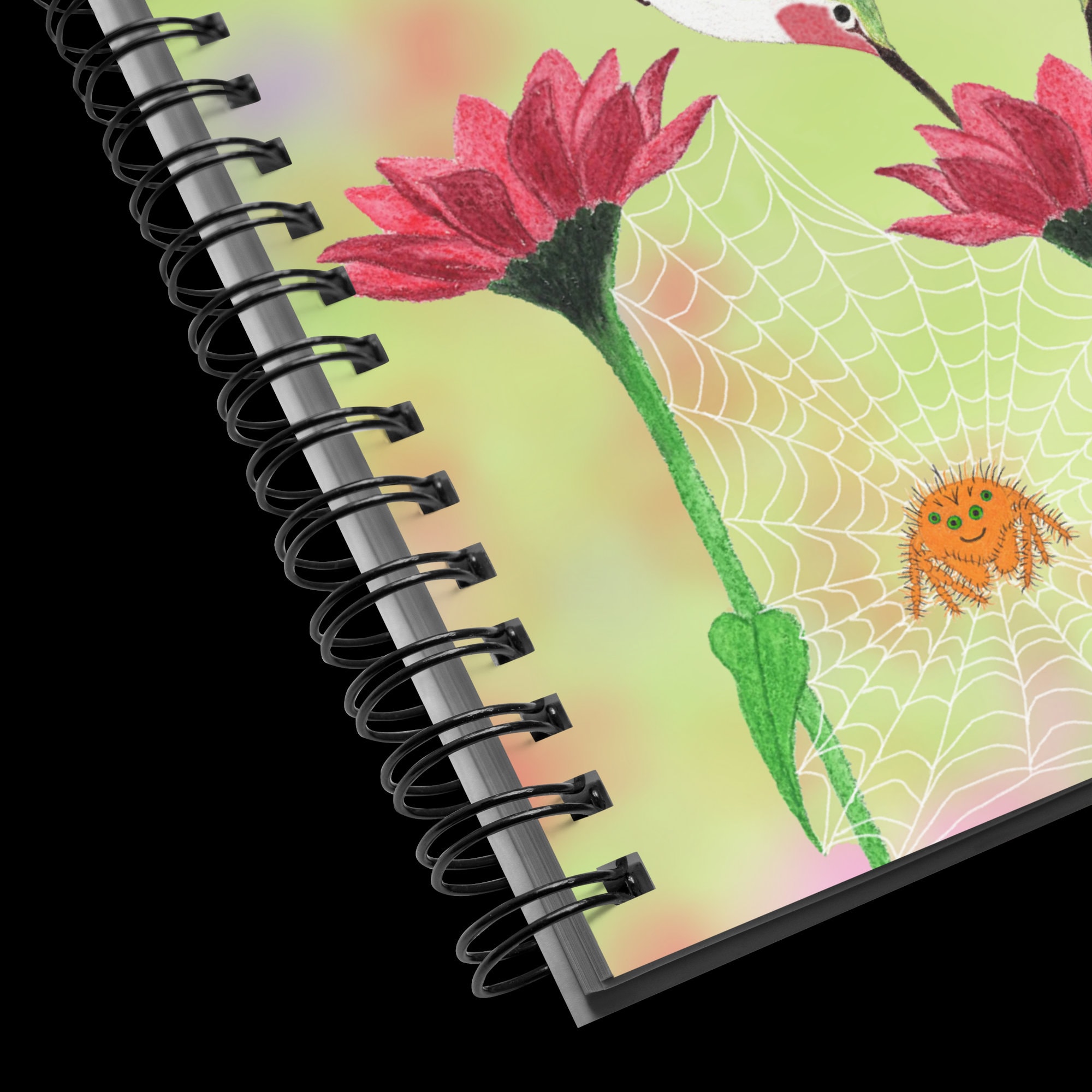 Hummingbirds Sipping Nectar Spiral Notebook - School Supplies - Etsy