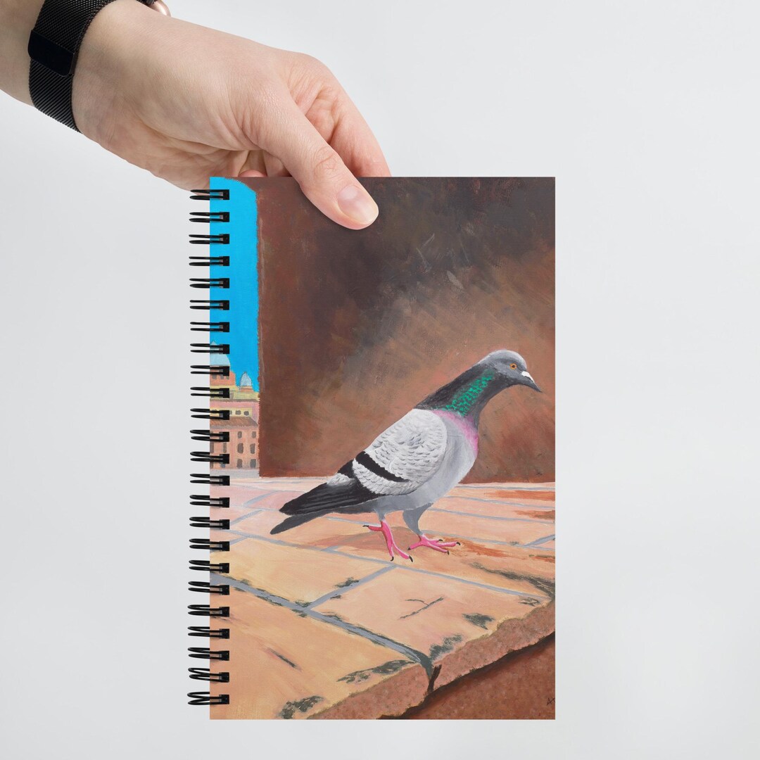 Roman Pigeon Spiral Notebook - Etsy