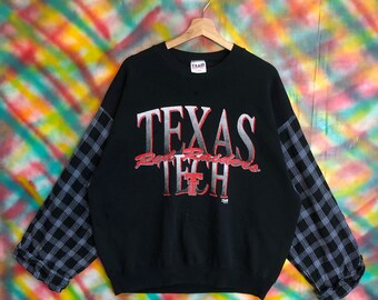 Texas Tech Vintage Sweatshirt - Etsy