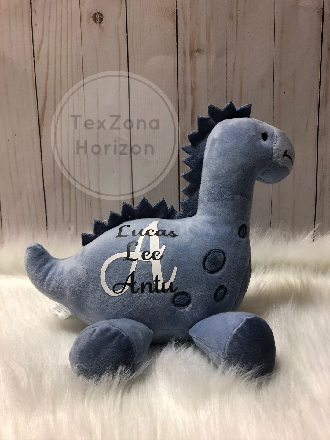 Dinosaur Birth Stat Plush, Birth Announcement - Etsy