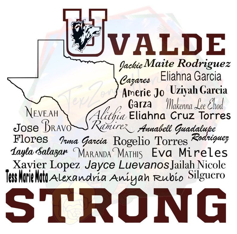 Uvalde Strong SVG, Uvalde Strong, Uvalde Shirt - Etsy Australia