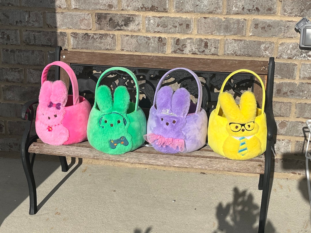 Personalized Peeps Basket, Bumble Bee Basket, Tutu Basket, Plush Basket ...