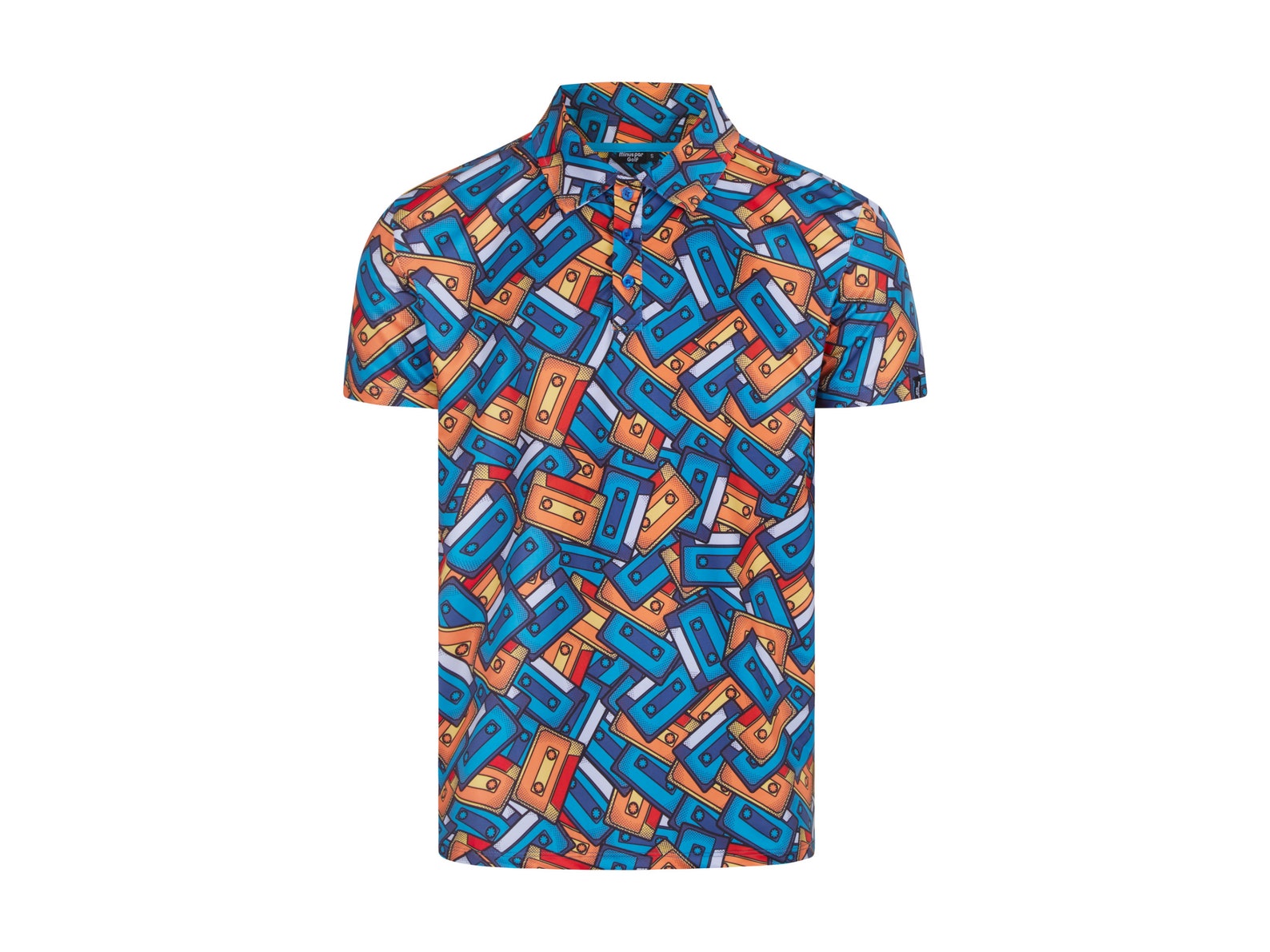 Retro Golf Polo Shirt for Men Multicolour Polo for Him the Golf Lover ...