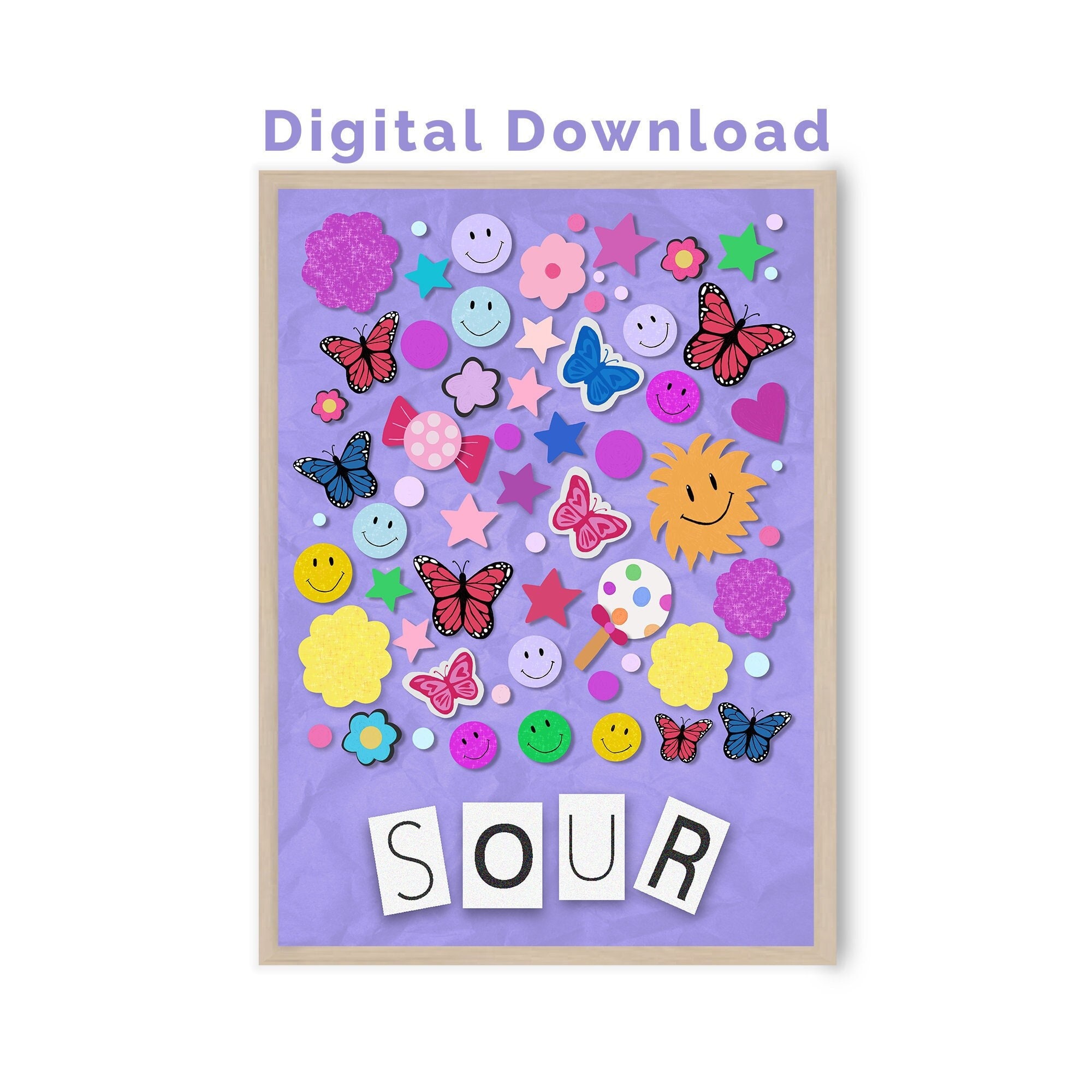 Olivia Rodrigo Sour Poster Sour Album Cover Art Olivia - Etsy UK