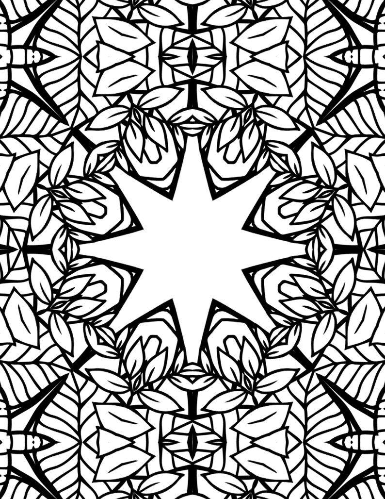 30 Mandala Coloring Pages Instant Download Relaxing and - Etsy