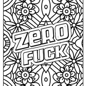 Printable 40 Adult Curse Word Mandala Coloring Pages - Instant Download ...