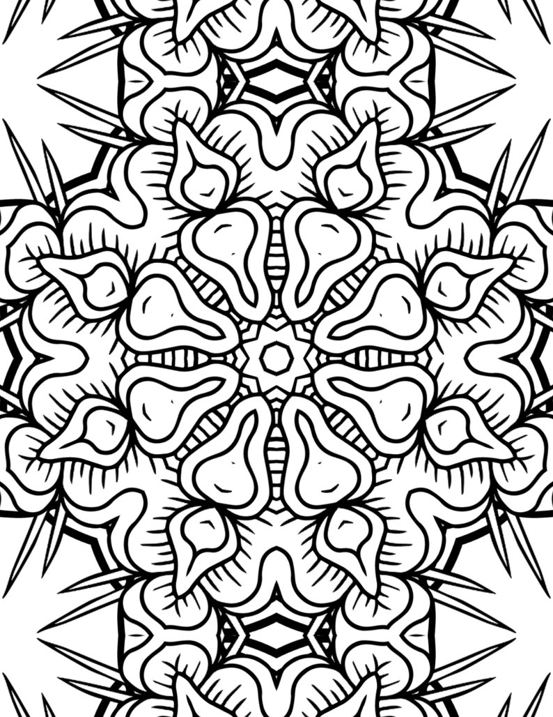 30 Mandala Coloring Pages Instant Download Relaxing and - Etsy