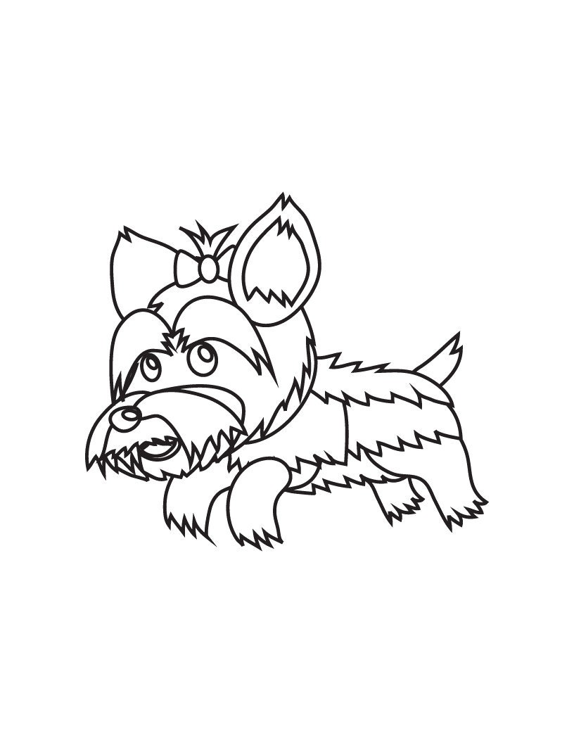 Printable 100 Dog Coloring Pages in a Variety of Styles Instant ...