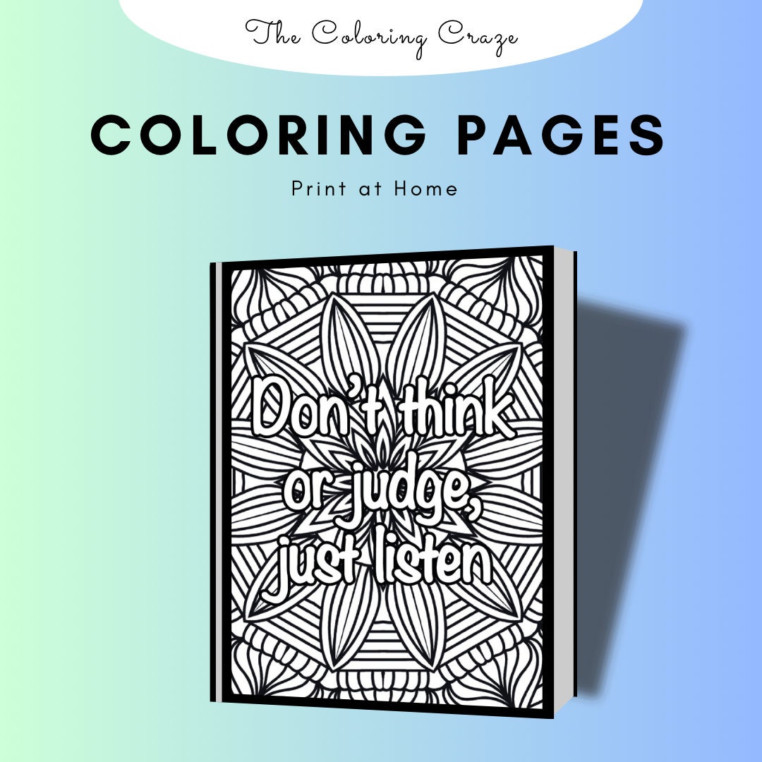 Printable 15 Inspirational Mandala Coloring Pages - Instant Download ...