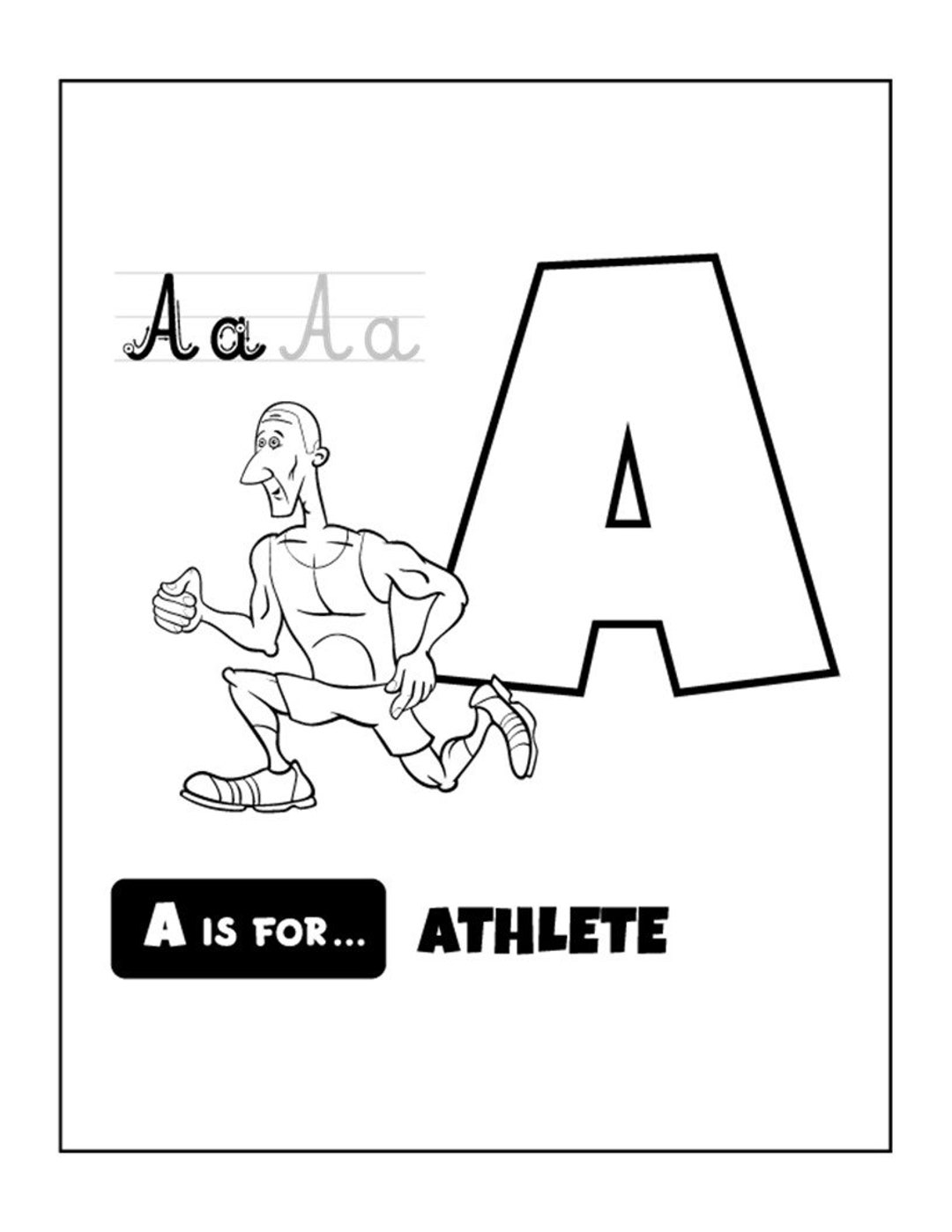 100 Handwriting Coloring Pages for Kids II Homeschool II Learn - Etsy ...