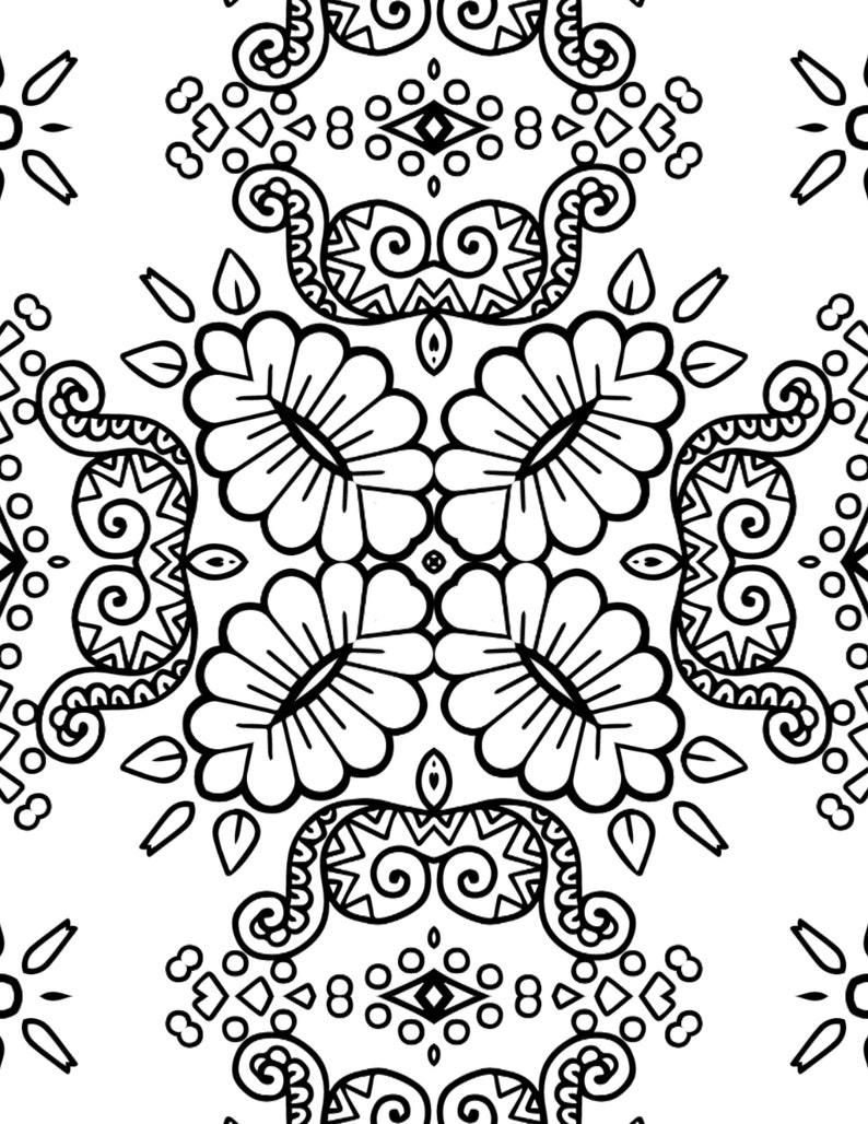 30 Mandala Coloring Pages Instant Download Relaxing and - Etsy