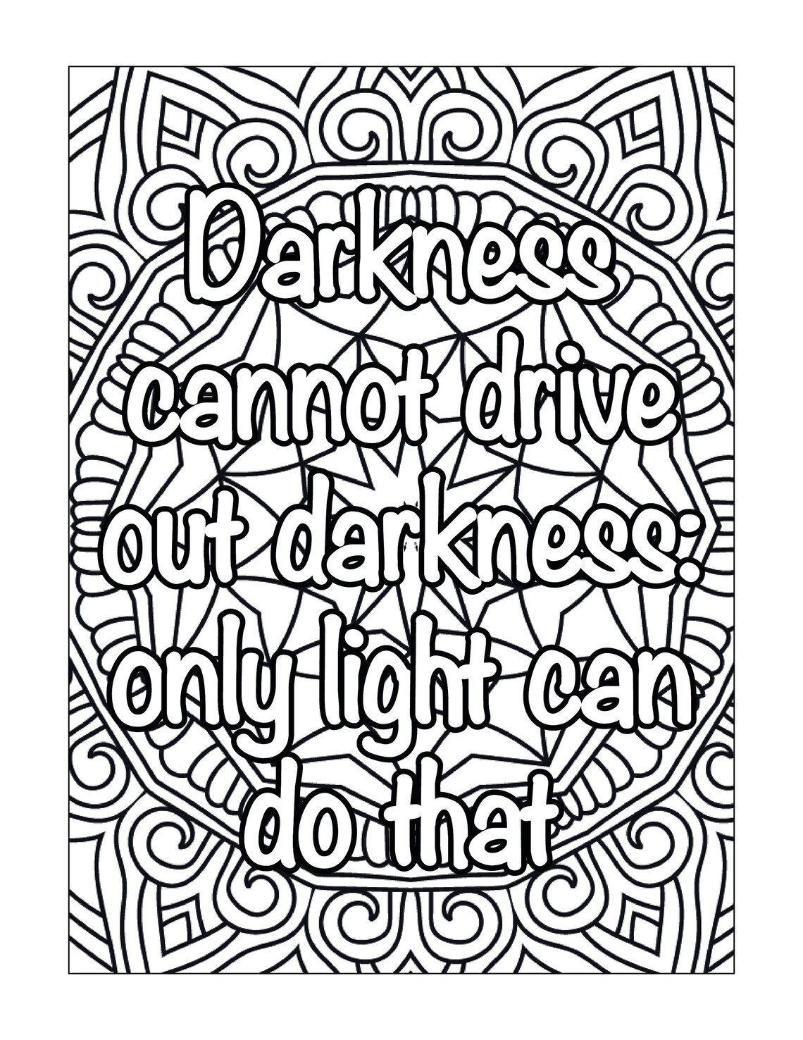 Printable 15 Inspirational Mandala Coloring Pages - Instant Download ...