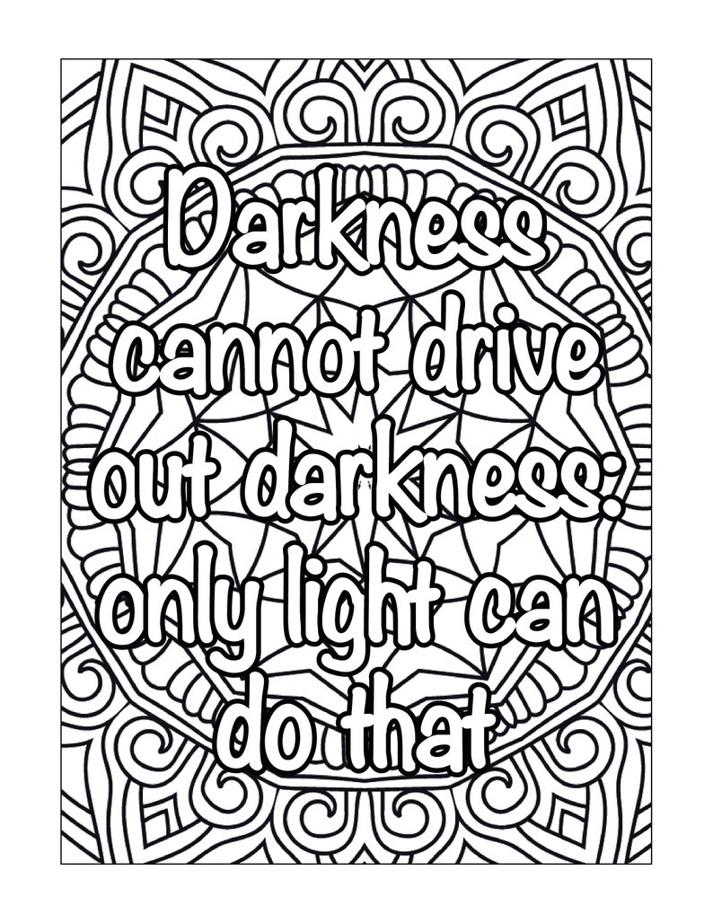 Printable 15 Inspirational Mandala Coloring Pages - Instant Download ...