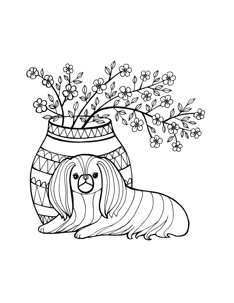 Printable 100 Dog Coloring Pages in a Variety of Styles - Instant ...