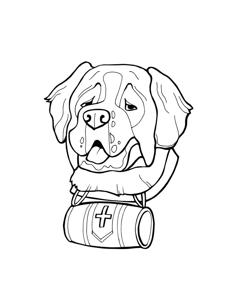 Printable 100 Dog Coloring Pages in a Variety of Styles - Instant ...