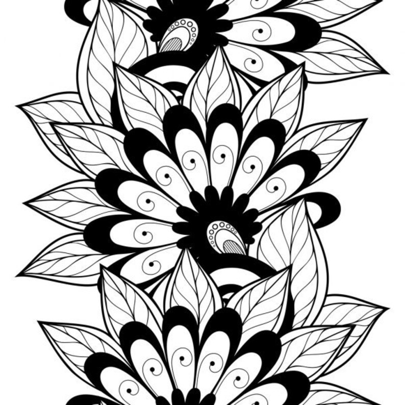 Printable 100 Unique Mandala Coloring Pages Instant Download - Etsy