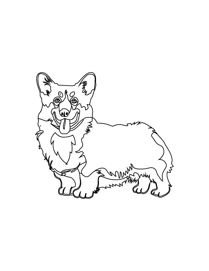 Printable 100 Dog Coloring Pages in a Variety of Styles Instant ...