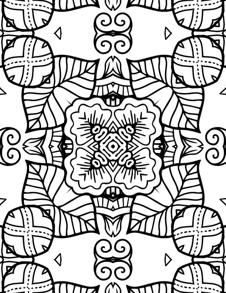 30 Mandala Coloring Pages Instant Download Relaxing and - Etsy