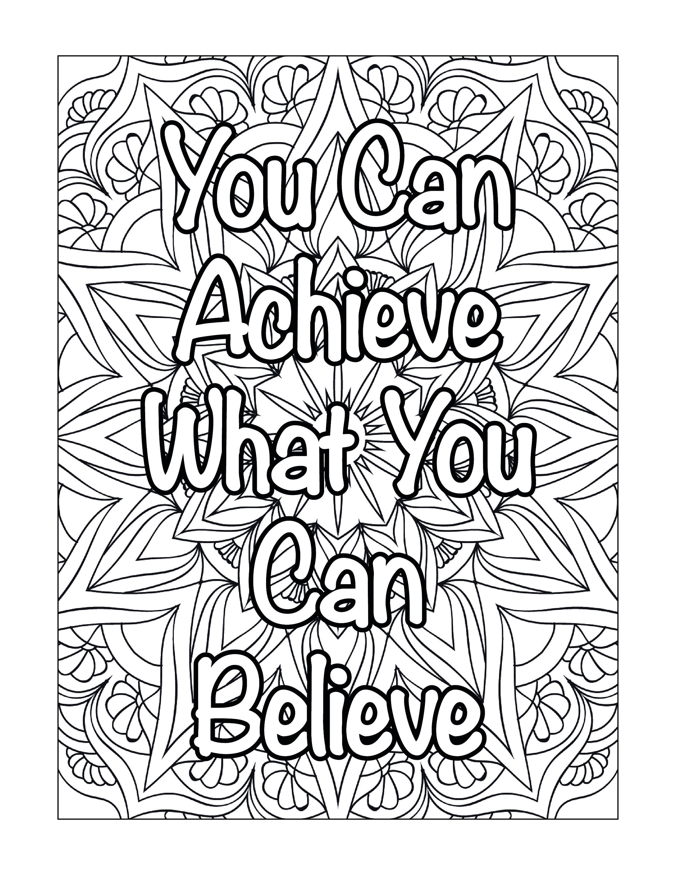 Printable 15 Mandala Inspiration Coloring Pages for Adults - Instant ...