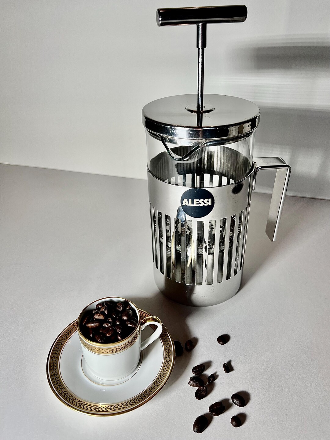 Alessi/aldo Rossi 8-cup 1980's French Coffee Press - Etsy