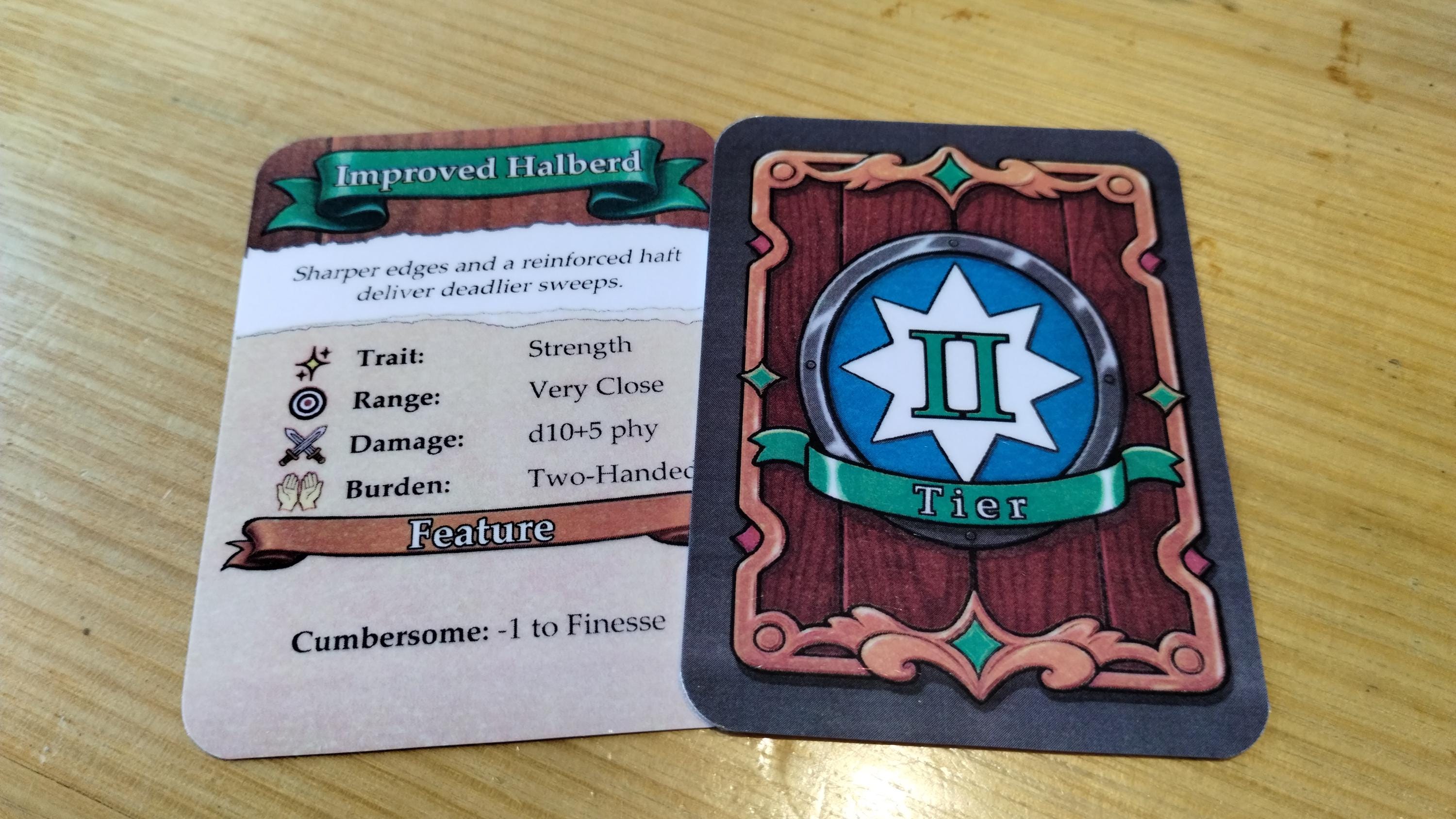 Daggerheart Weapon Cards, Tier 1, Tier 2, Tier 3 and Tier 4 for ...