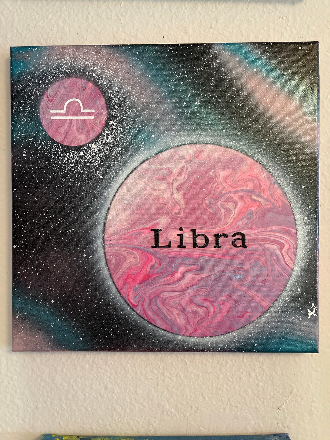 Libra Space Art - Etsy