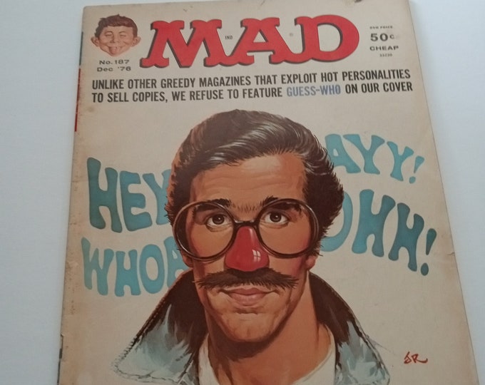 MAD Magazine December 1976 Humor Satir Funny Comedy Library Vintage ...