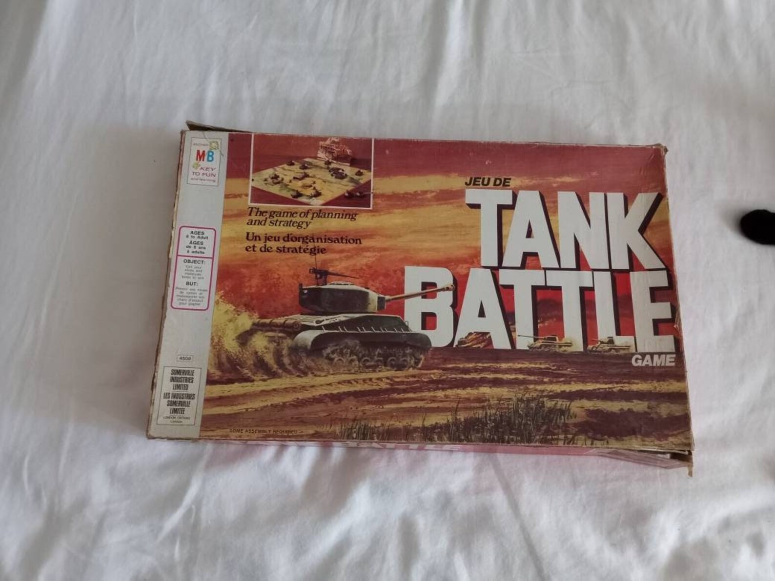 Tank Battle Game 1975 Vintage Antique by Milton Bradley Age 8 to Adult ...