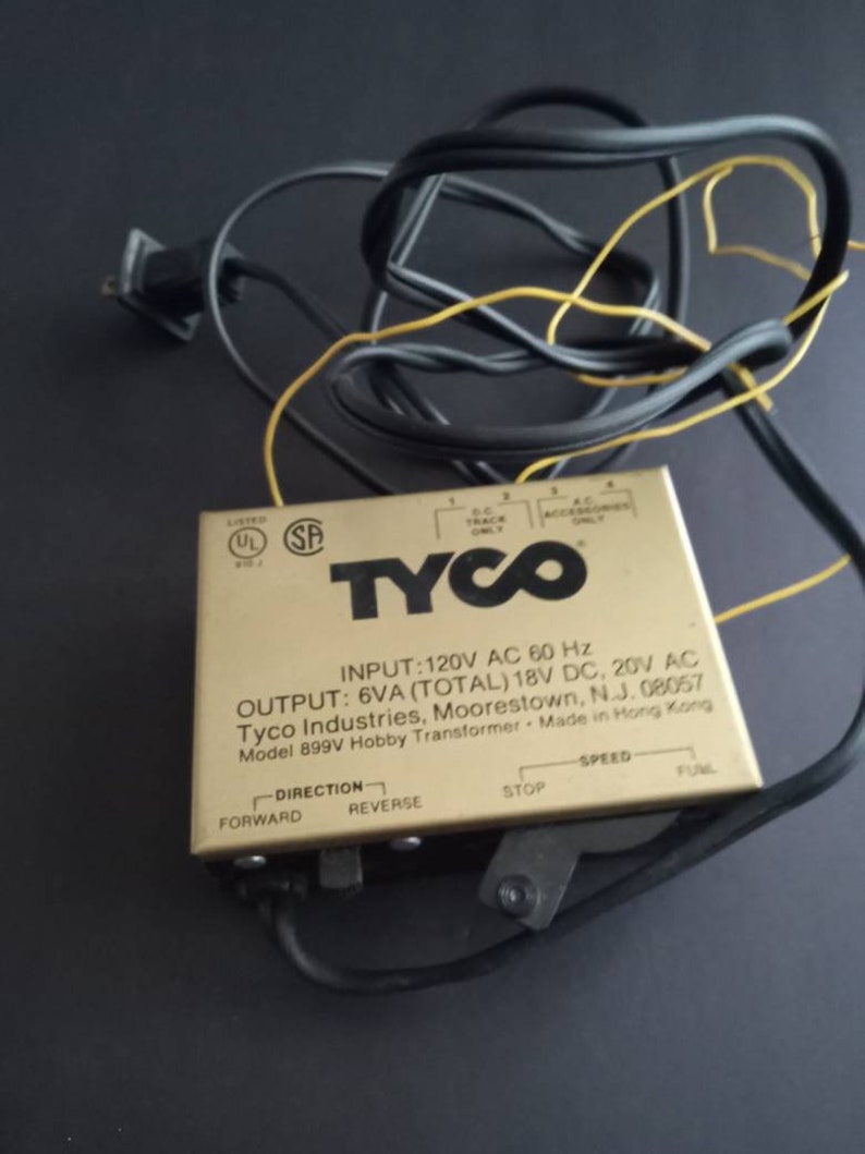 TYCO Model 899V Hobby Transformer Input 120V AC 60hz Output: - Etsy