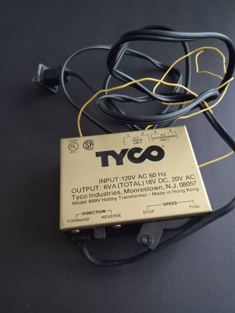 TYCO Model 899V Hobby Transformer Input 120V AC 60hz Output: - Etsy
