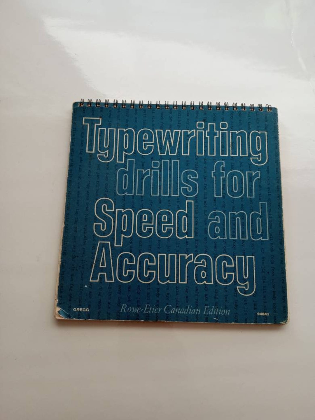 Typewriting Drills for Speed and Accuracy Book Library Vintage Antique ...
