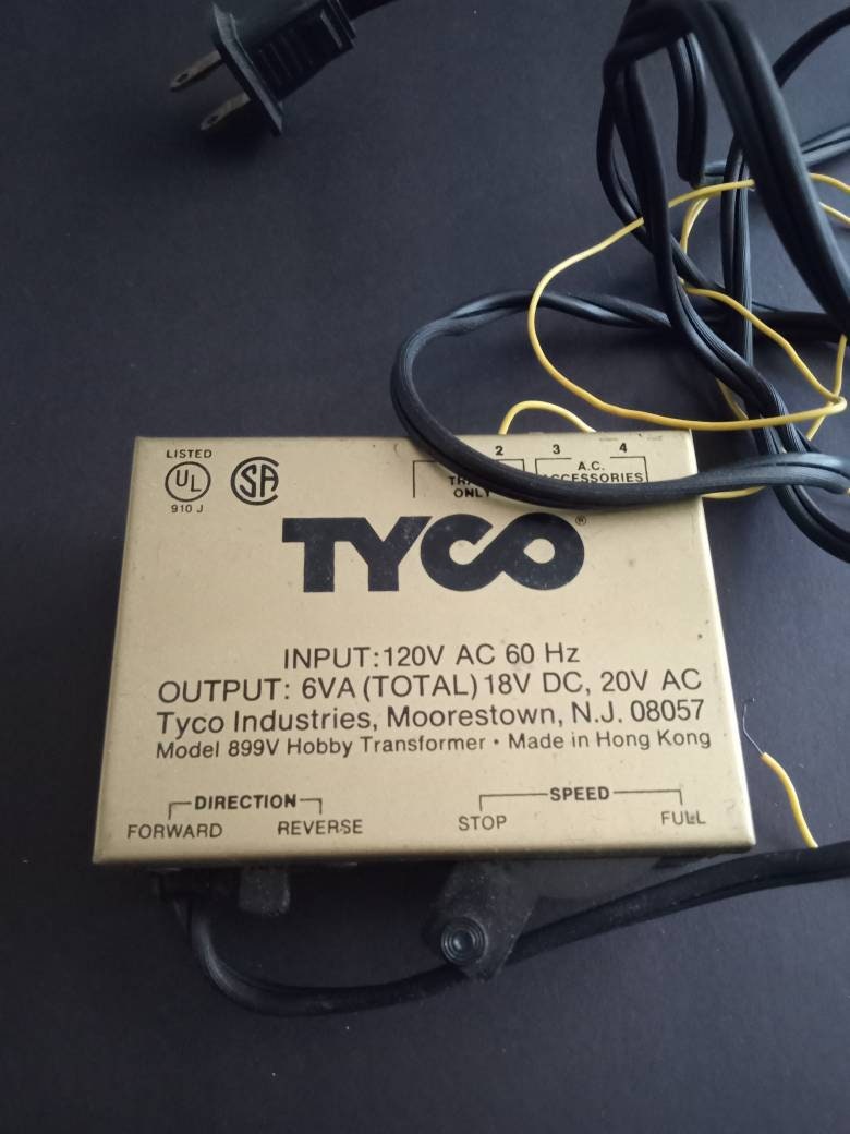 TYCO Model 899V Hobby Transformer Input 120V AC 60hz Output: - Etsy