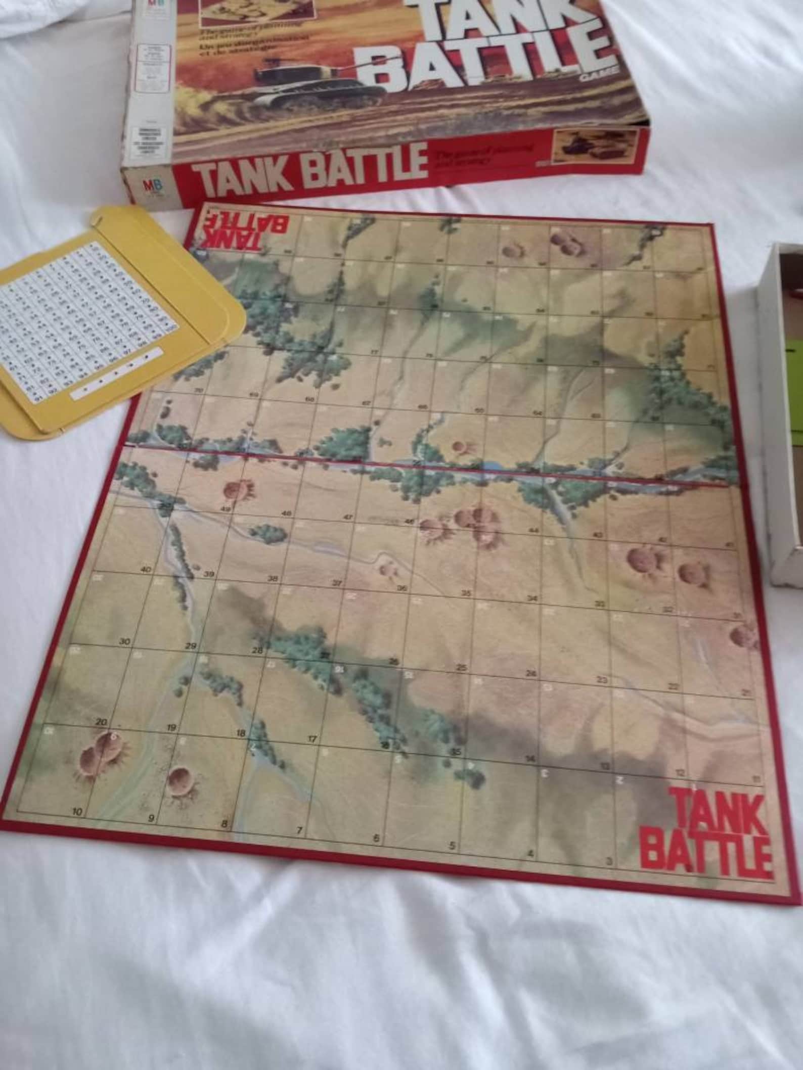 Tank Battle Game 1975 Vintage Antique by Milton Bradley Age 8 to Adult ...