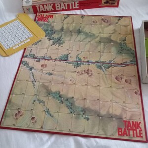 Tank Battle Game 1975 Vintage Antique by Milton Bradley Age 8 to Adult ...