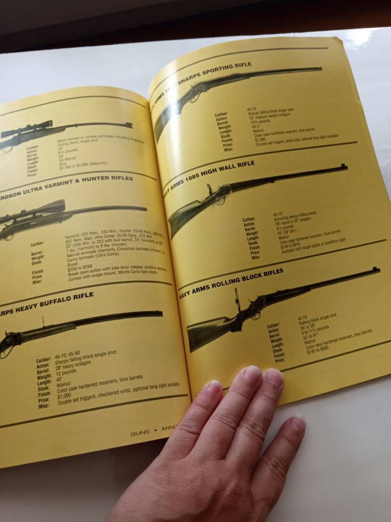 1999 Annual Guns Magazines Book Library Archery Vintage Antique Manual ...