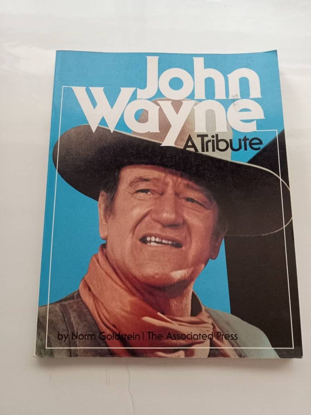 John Wayne A Tribute Biography History Movies Western Personal Tiny Library Vintage Antique ...