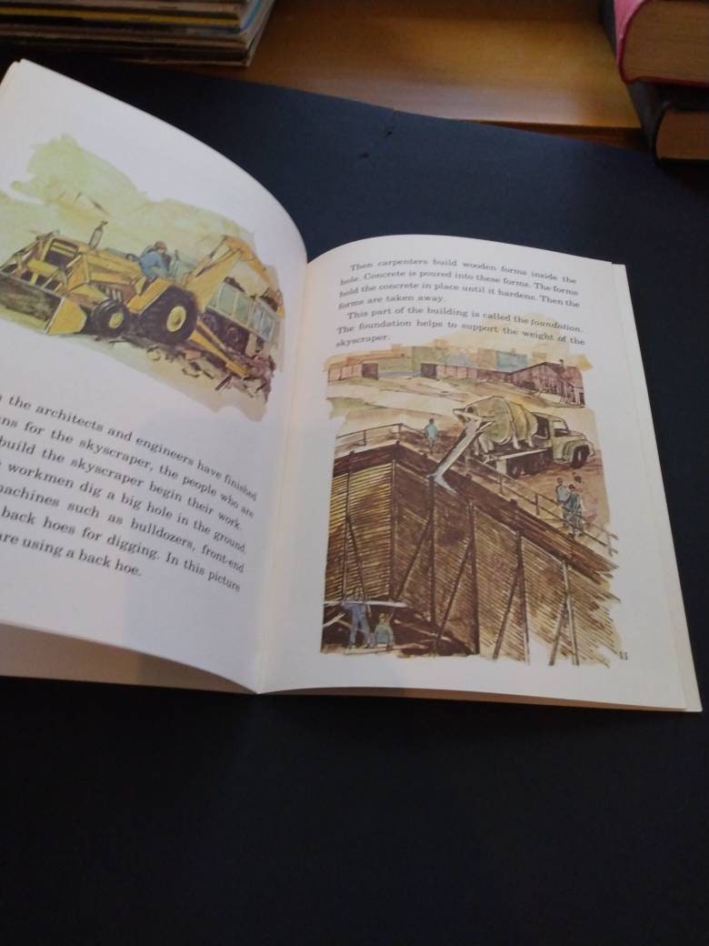 Building a Skyscrapper Ginn Reading Series 1972 Learning Children Book ...