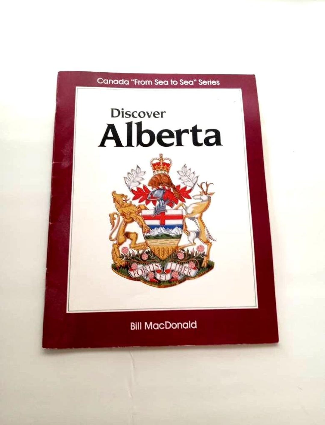 Discover Alberta Book of Learning Teaching Children Library Vintage ...