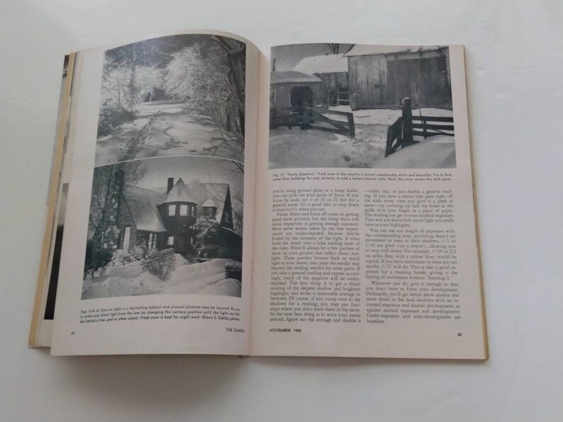 The Camera Magazine November 1946 Vintage Antique Like New Photography ...