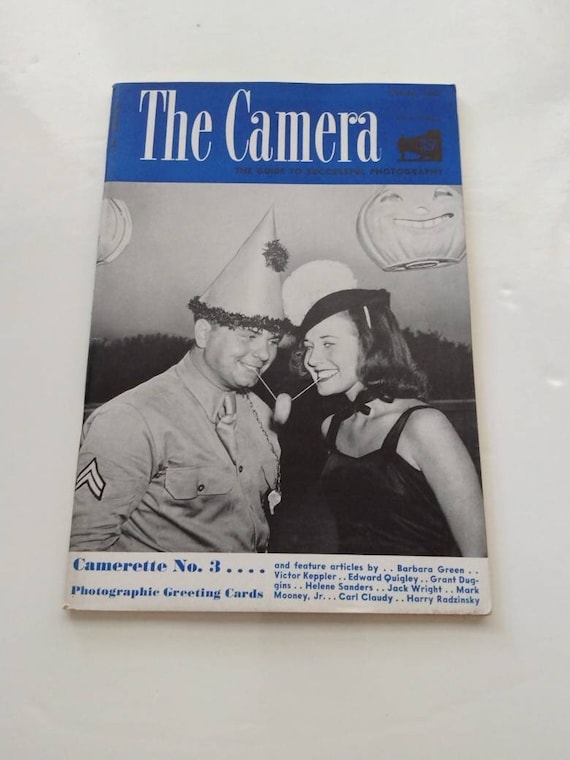 The Camera Magazine October 1943 Vintage Antique Like New - Etsy