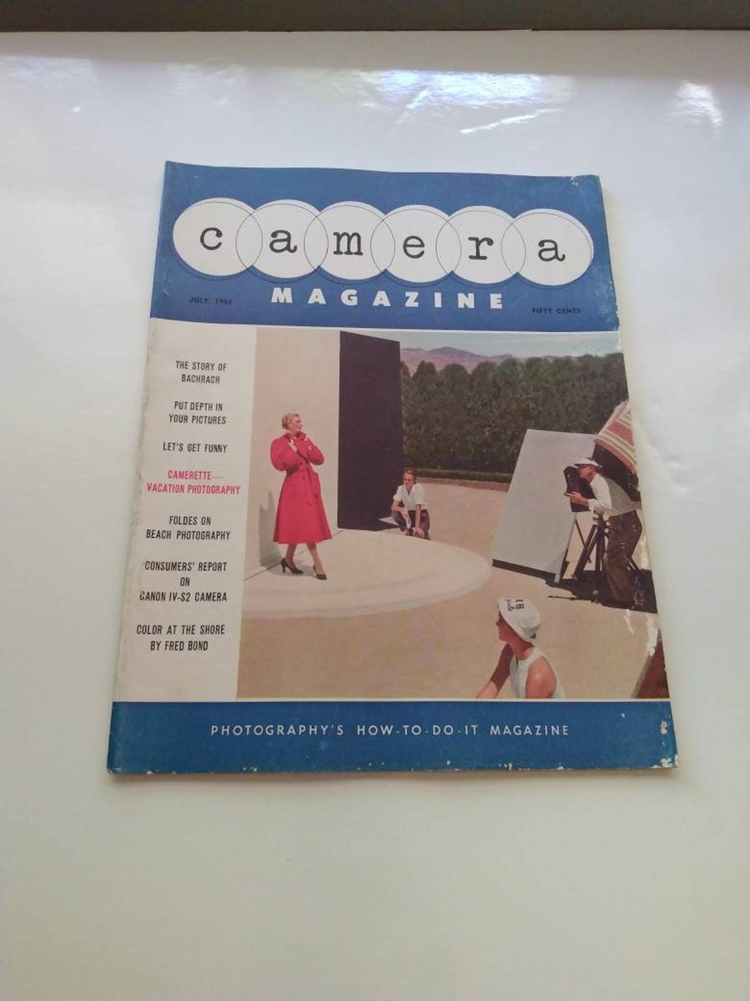 Camera Magazine July 1953 Vintage Antique How-to DIY Photography Guide ...