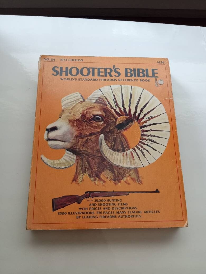 1973 No. 64 Shooter's Bible Book Library Vintage Antique Manual Fireams ...
