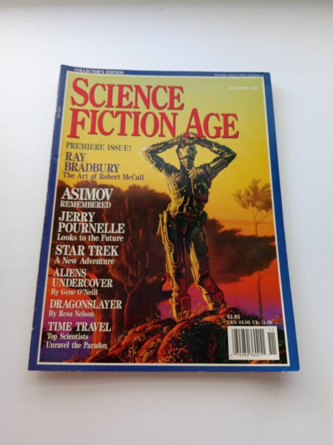 Science Fiction Age Magazine November 1992 Asimov Bradbury Fantasy Pulp ...