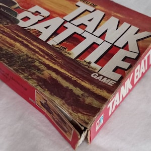 Tank Battle Game 1975 Vintage Antique by Milton Bradley Age 8 to Adult ...