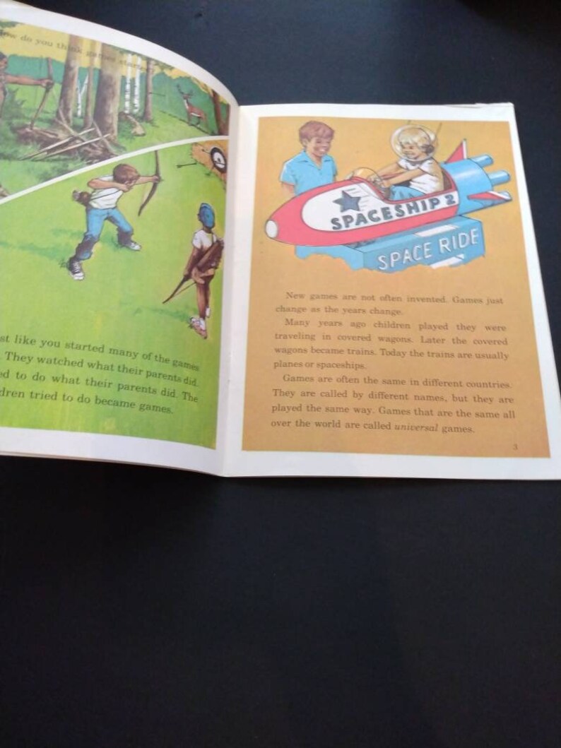 Games Ginn Reading Series 1972 Learning Children Book Library Vintage ...