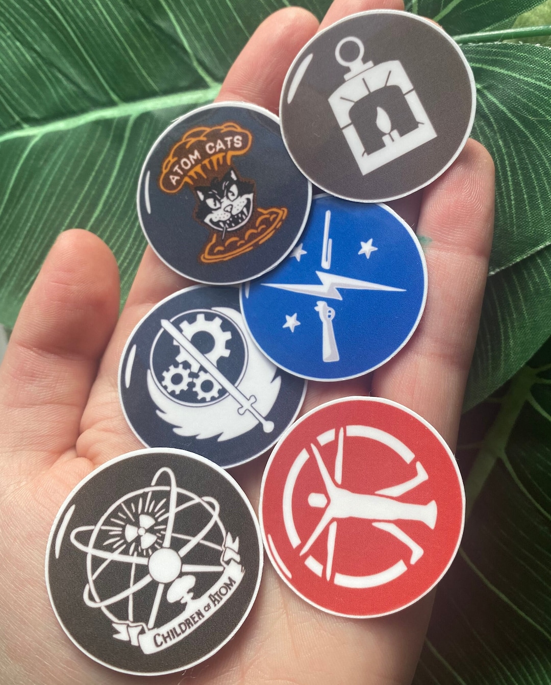 FO4 Faction Small Vinyl Sticker Pack - 6pc (~1.5" X 1.5" per Sticker ...