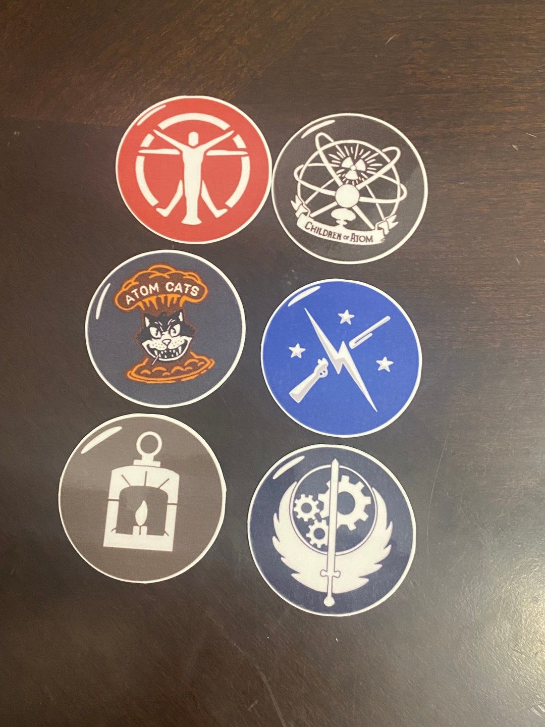 FO4 Faction Small Vinyl Sticker Pack 6pc - Etsy