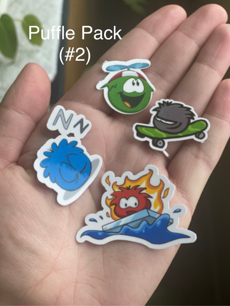 CP Mini Vinyl Sticker Packs - 5 Different Packs - Etsy