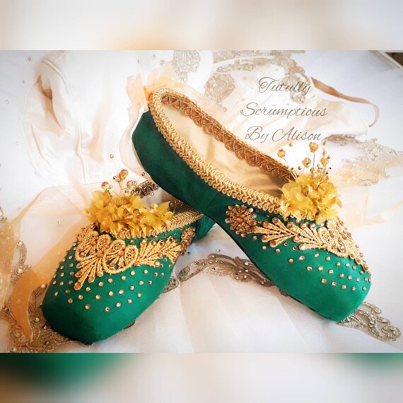 Embellished Pointe Shoes